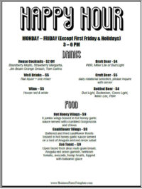 OUR MENU - Green Tree Tavern