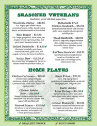 MENU - Green Tree Tavern