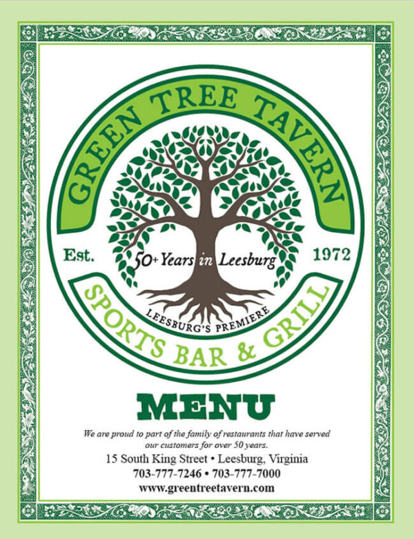 MENU - Green Tree Tavern
